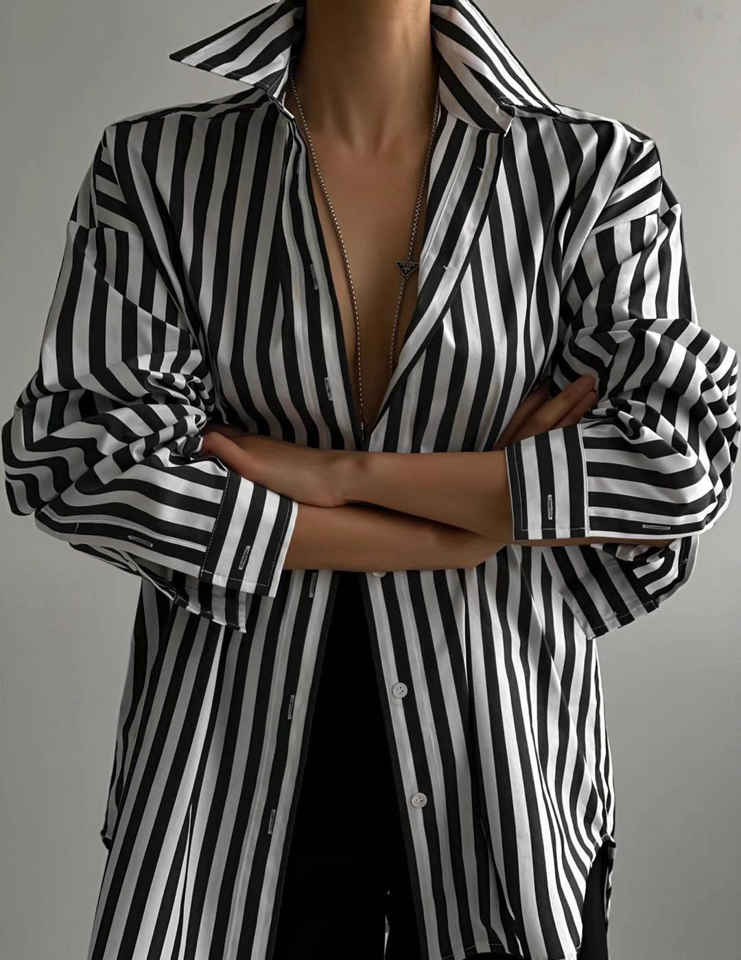BOLD STRIPE BUTTON DOWN SHIRT – SANNA New York